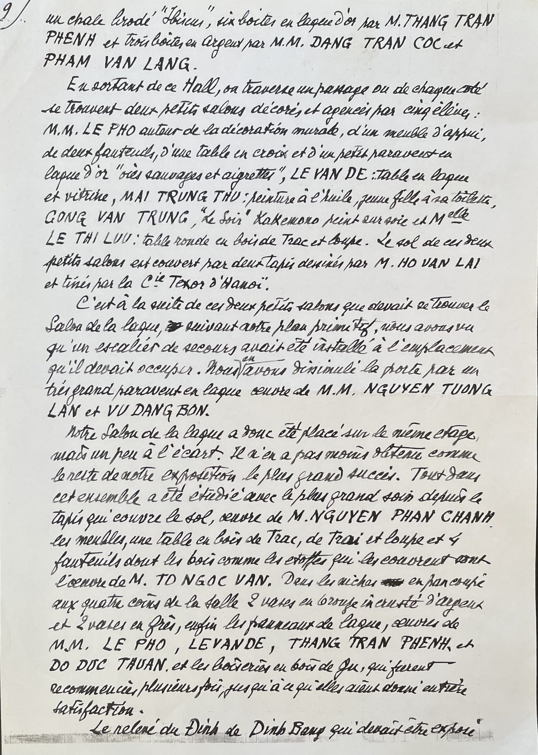 Do Duc Thuan «Port sur le fleuve Rouge» ou une estampe et puis s'en va?